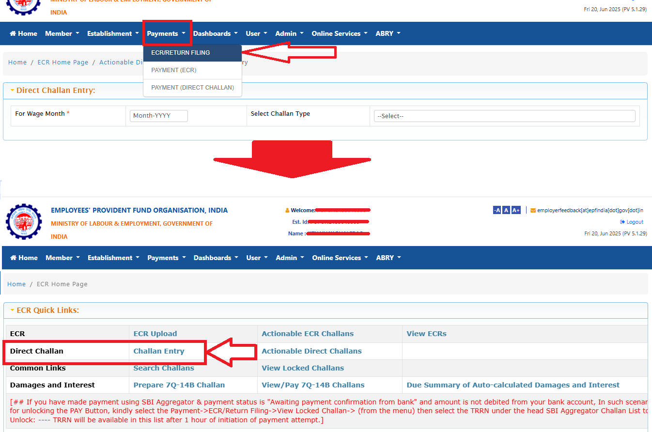 Nil EPF Return Filing - Professional Updates
